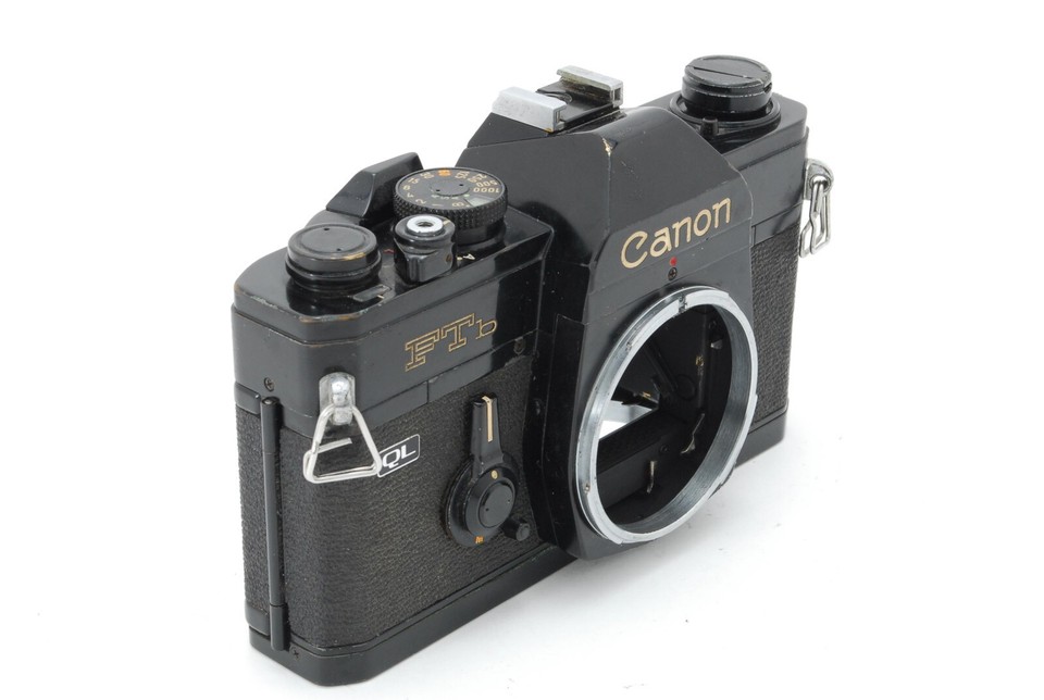 【Exc+5】Canon FTb QL Black SLR Film Camera FD 50mm f1.8 S.C. From Japan ...