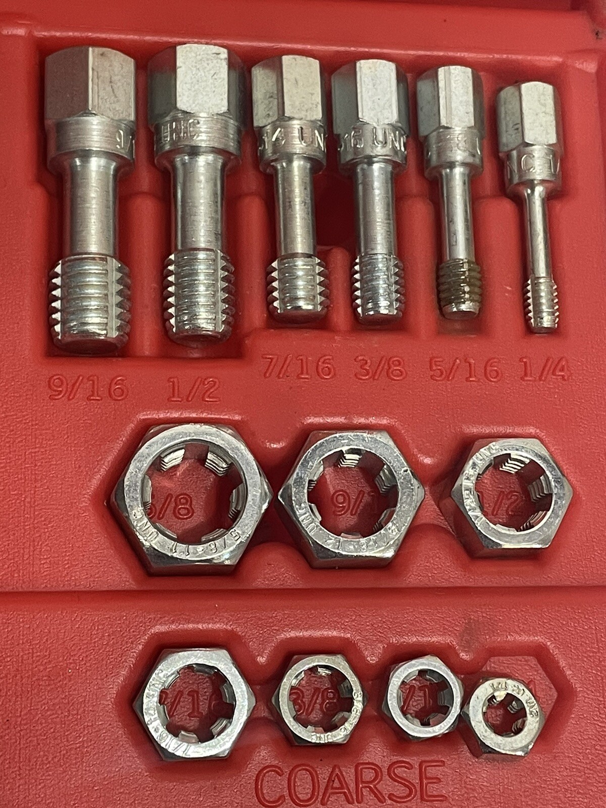 Snap-on 48 PC Rethreading Set Franctional and Metric RTD48 for sale ...