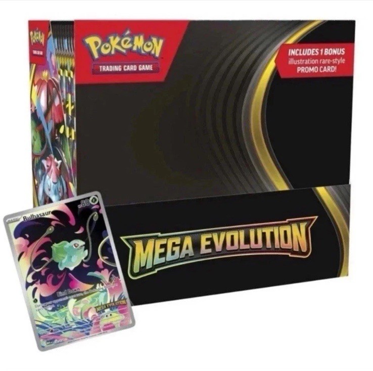 Pokemon TCG Mega Evolution Enhanced Booster Box w Promo Topper *IN HAND ...