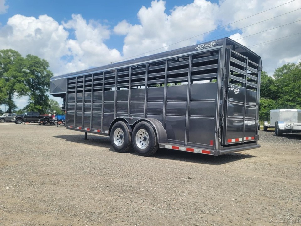 2026 Delta Trailers 6X20 500 ES Gooseneck Live Stock Trailer New | eBay