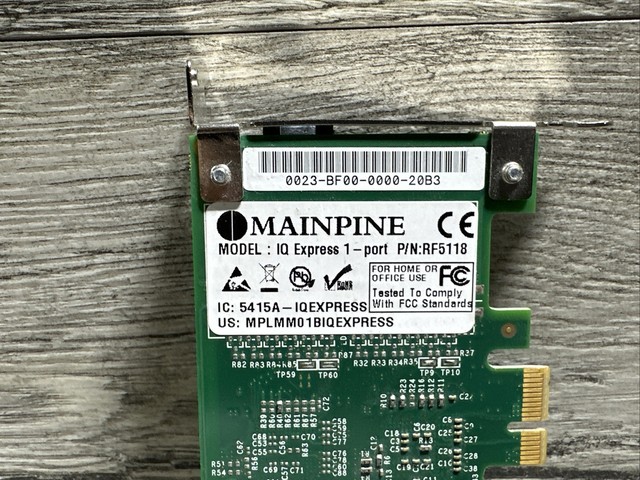 Mainpine RF5118 IQ Express 1-Port for sale online | eBay