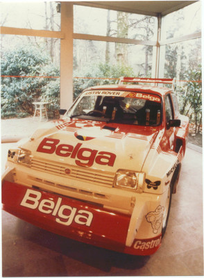 MG Metro 6R4 Group B Rally Car Belga Livery original colour Press ...