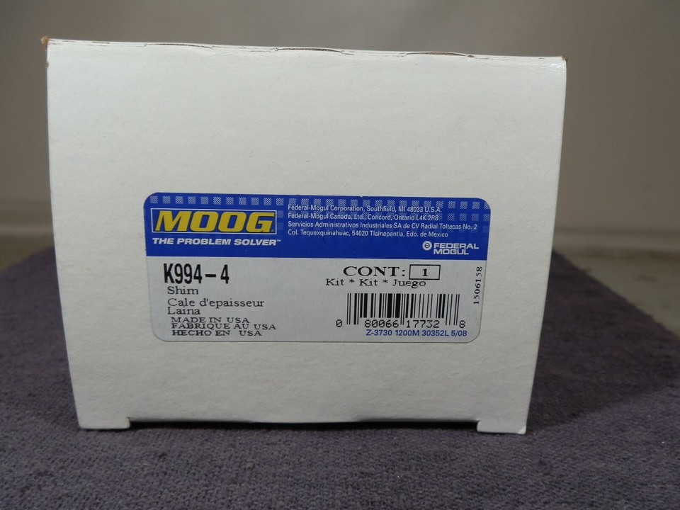 1978-1995 Moog Alignment Shim *White* - #K994-4 | eBay