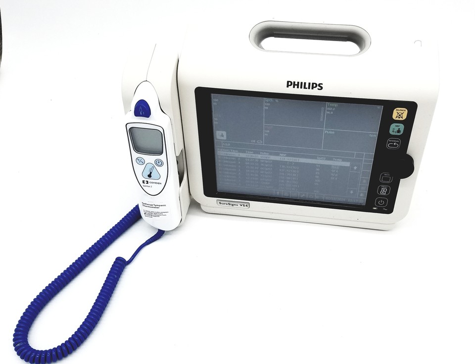 Philips SureSigns VS4 863283 Portable Vital Signs Patient Monitor Made ...