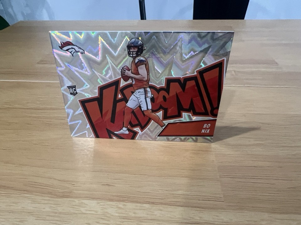 2024 Panini Absolute Kaboom Bo Nix Rookie Card Denver Broncos Sp | eBay