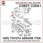 23807-22061 TOYOTA GENUINE OEM PIPE SUB-ASSY, FUEL DELIVERY 2380722061 ...