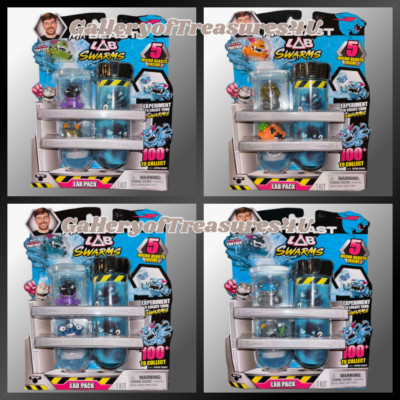 Mr Beast Lab Swarms 5 Pack Lab Micro Beasts Ultra Rare Panther Mix ...