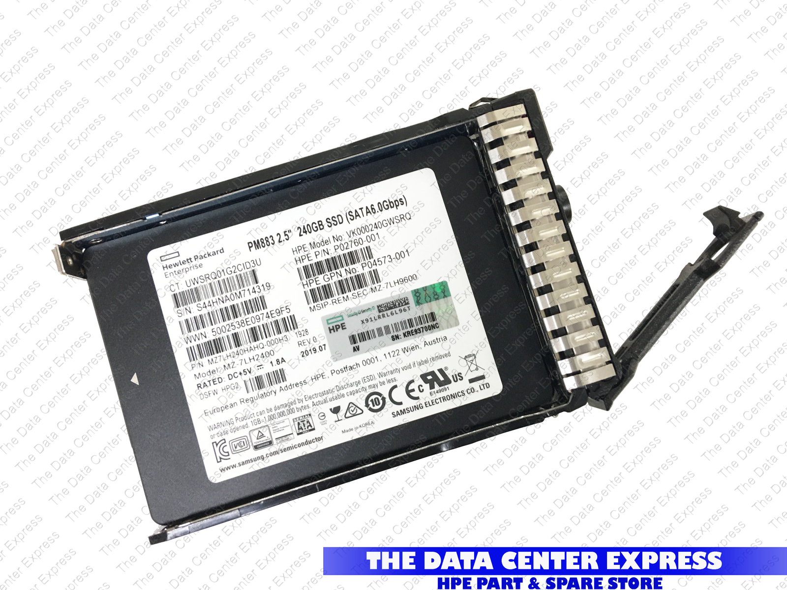 HPE 240GB SATA 6G RI SFF SC 2.5" SSD 868814-B21 868924-001 (SUB 99-TO ...