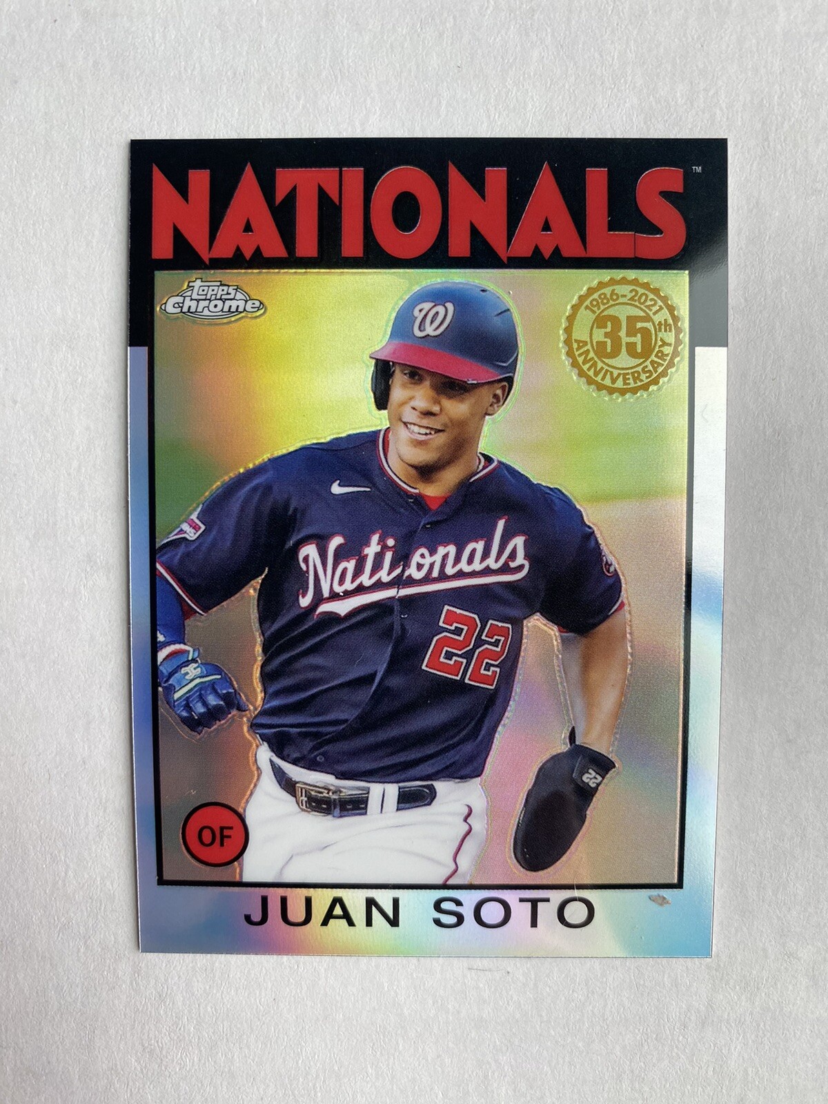 2021 Topps Chrome 1986 Insert 86BC-4 Juan Soto Nationals Padres | eBay