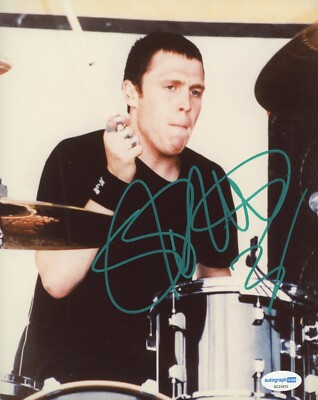 Steve Jocz Sum 41 Signed Autograph 8x10 Photo Drummer ACOA COA | eBay