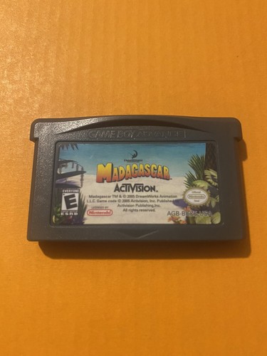 Dreamworks Madagascar Gameboy Advance GBA Game 2005 Movie Tested ...