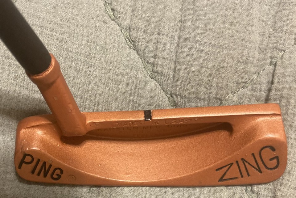 Ping Zing Putter Copper Finish Black Shaft 35.5" w/HC | eBay