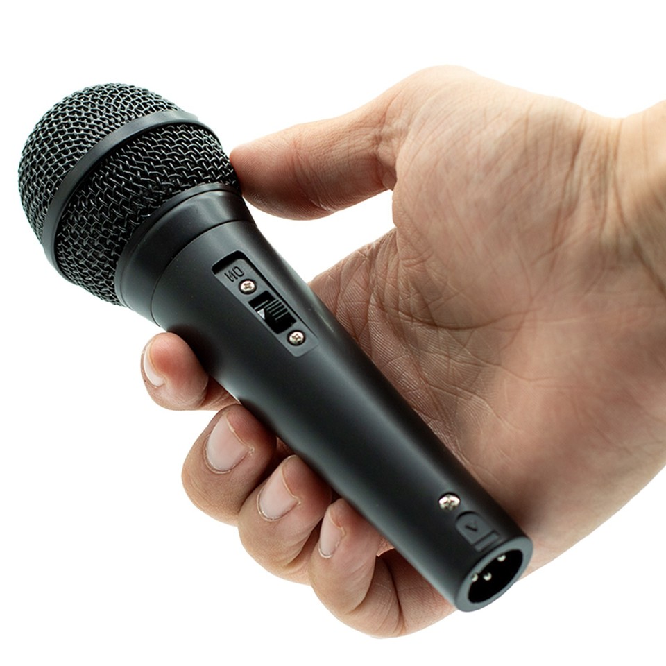 Handheld Wired Microphone, Cardioid Dynamic Vocal Mic with 13Ft Cable ...