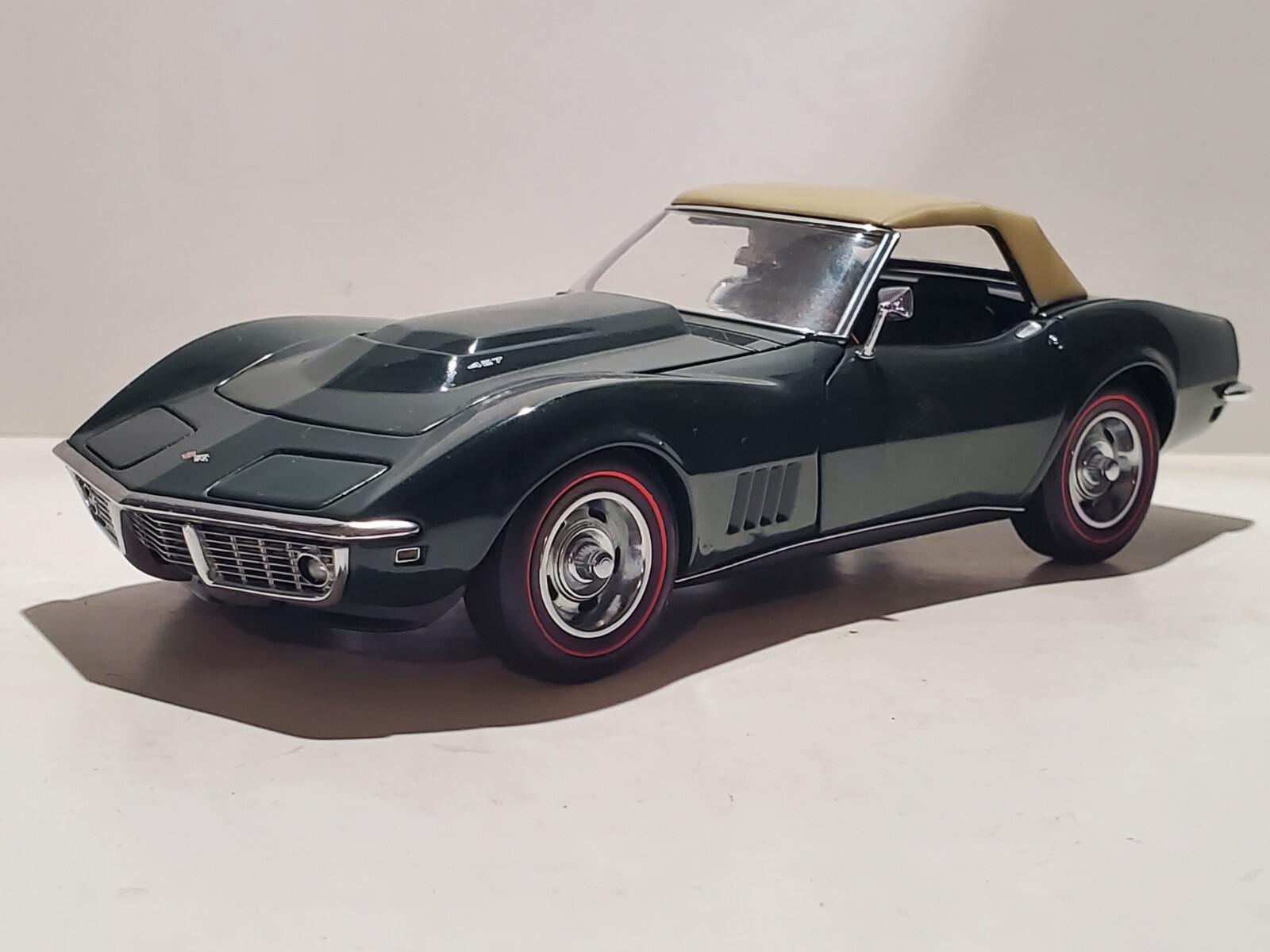 Danbury Mint 1968 Chevy Corvette 1:24 Scale Diecast Green Model Car | eBay