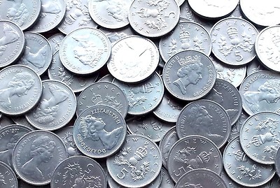 Five Penny 5p 5 Pence UK Decimal Collectable Currency Coin Choose Date ...