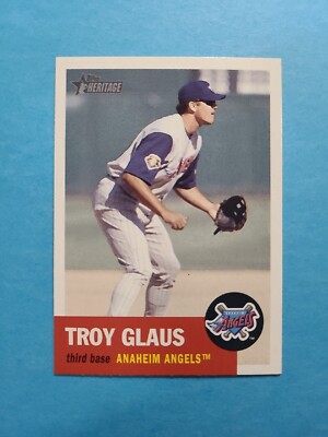 TROY GLAUS 2002 TOPPS HERITAGE BASEBALL CARD # 42 G5065 | eBay
