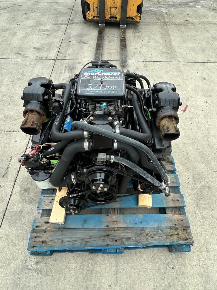 88 MerCruiser Marine Engine 5.7 L LH Rotation Blue Water Inboard NO ...