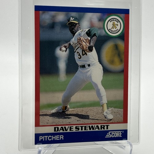 1991 Score 100 Superstars Dave Stewart Baseball Card #24 Mint FREE ...