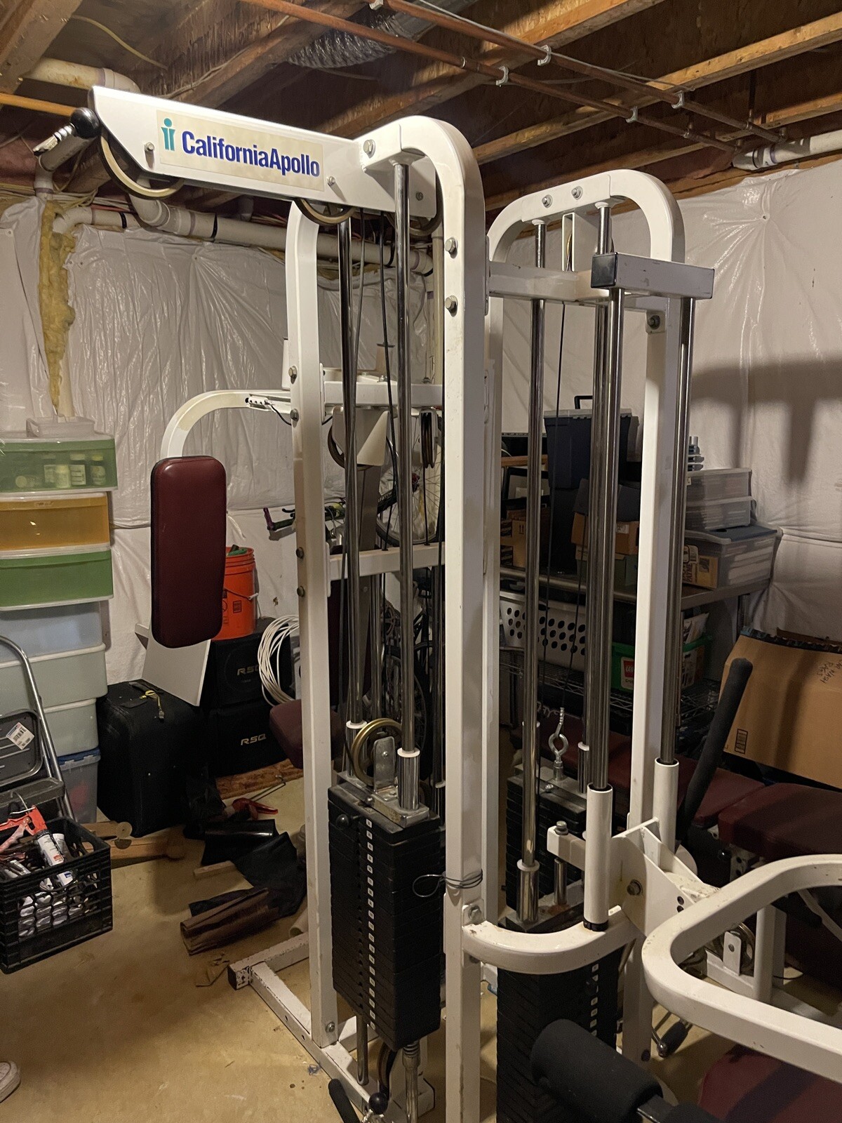 weight lifting cable machine. Four- StationCable Weight Station | eBay