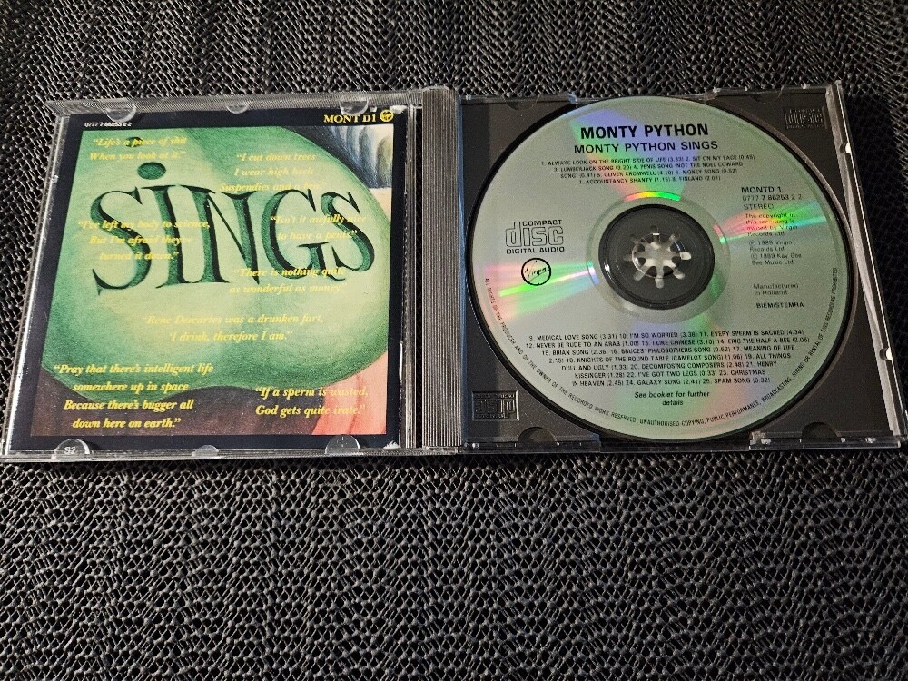 Monty Python – Monty Python Sings - 1989 Virgin CD - comedy | eBay