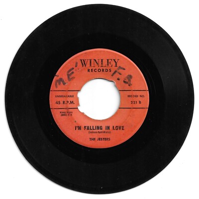 DOO WOP 45 THE JESTERS I'M FALLING IN LOVE ON WINLEY VG/VG- ORIGINAL ...