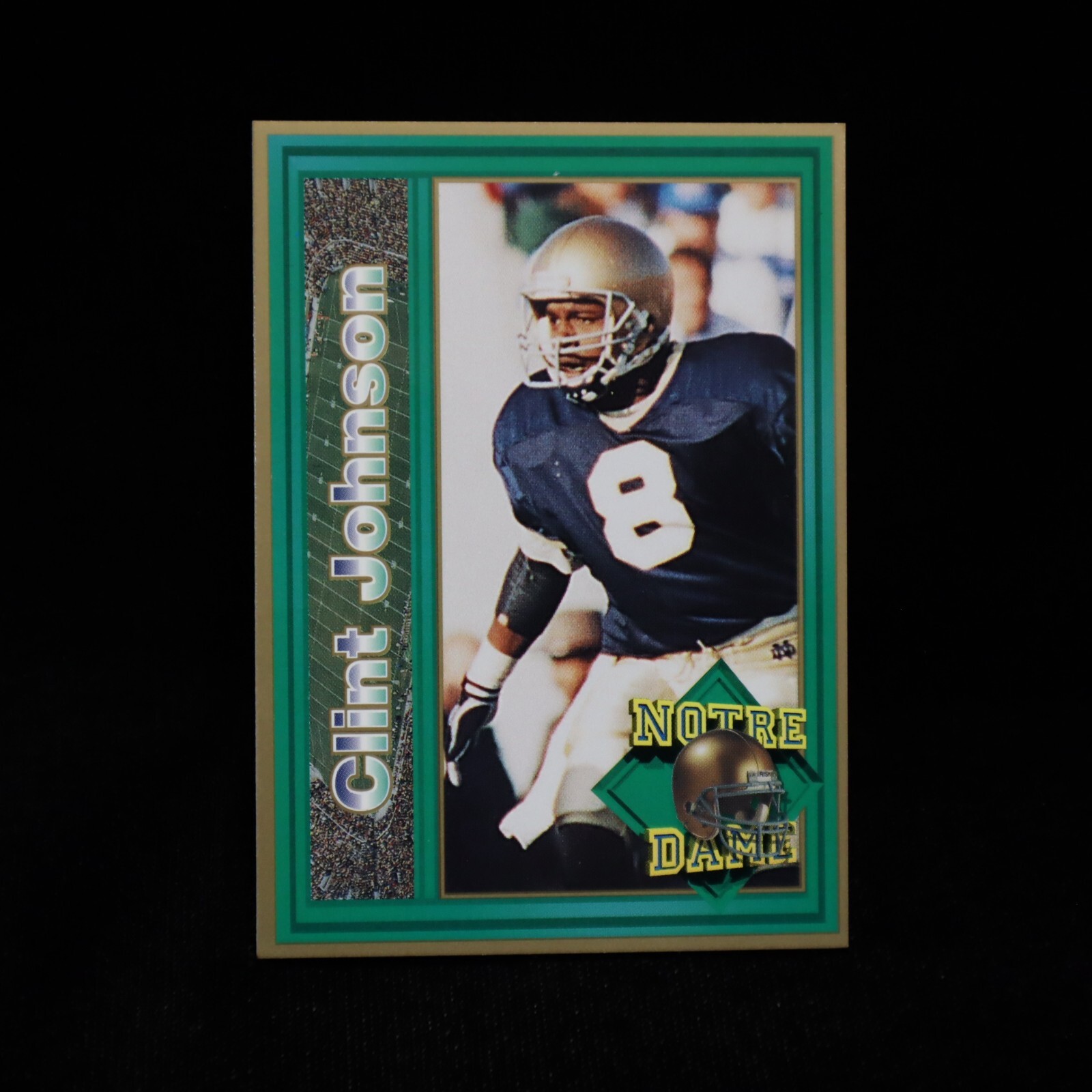 1993 Clint Johnson University of Notre Dame #8 | eBay