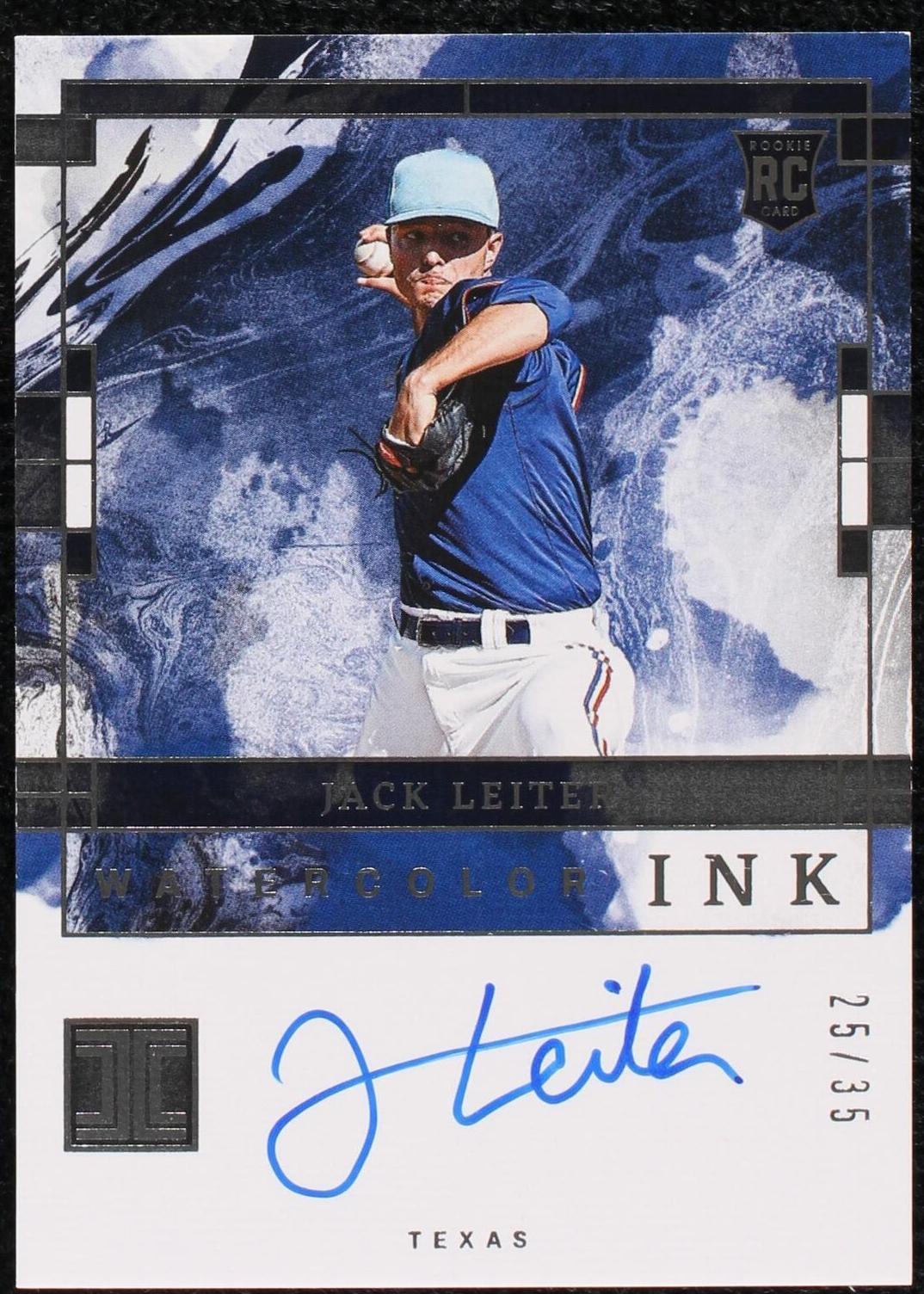 2024 Panini Impeccable - Watercolor Signatures Jack Leiter #WCS-JL /35 ...