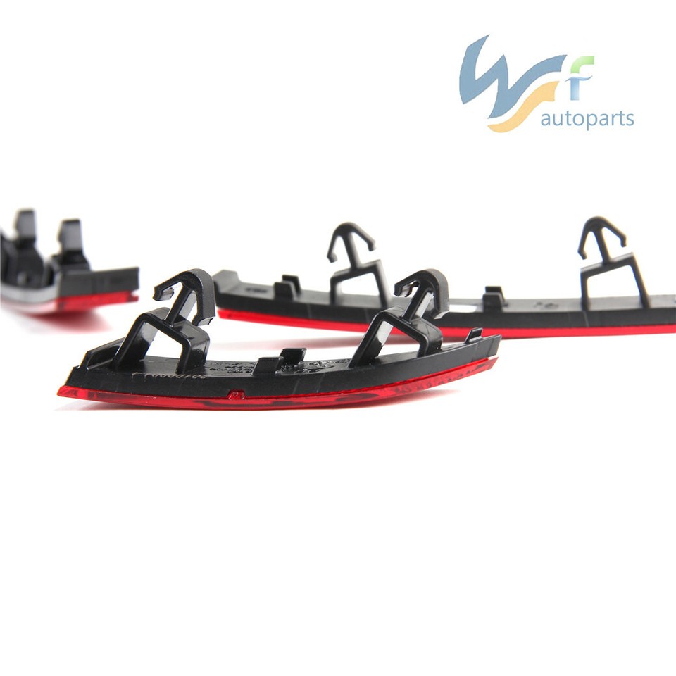 4Pcs Rear Bumper Reflector Right&Left Outside&Inside For VW Tiguan ...
