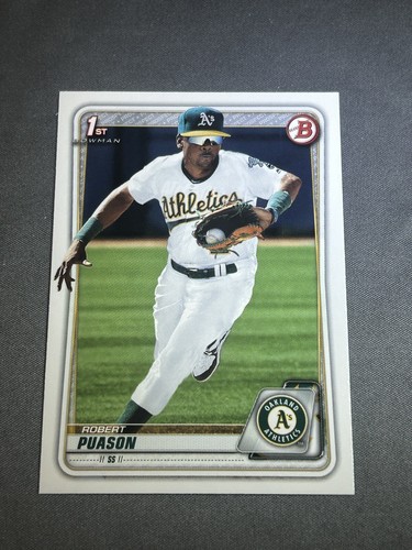 2020 Bowman 1st Prospects #BP-145 Robert Puason Oakland Athletics | eBay