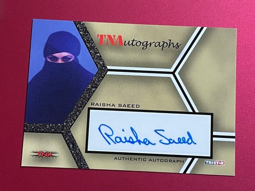 2008 Tristar TNA Raisha Saeed Auto Wrestling Card 8/50 /Z226 | eBay