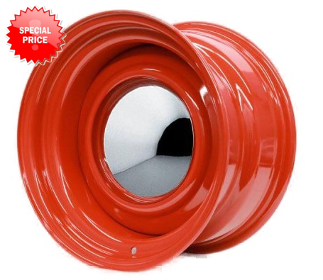 HOT ROD HANKS Smoothie 15X8 5X114.3/5X120.65 Offset -12 Baron Red (Qty ...