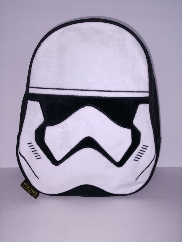 Star Wars Stormtrooper Backpack , Trooper Helmet Kids Knapsack , White ...