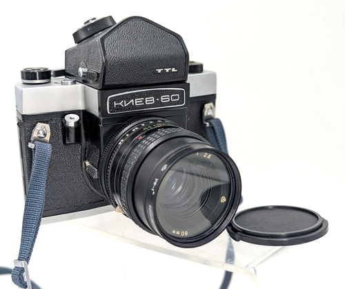 Kiev-60 TTL 6x6 USSR Ukraine Medium Format Film Camera w/ 2.8/80mm ...