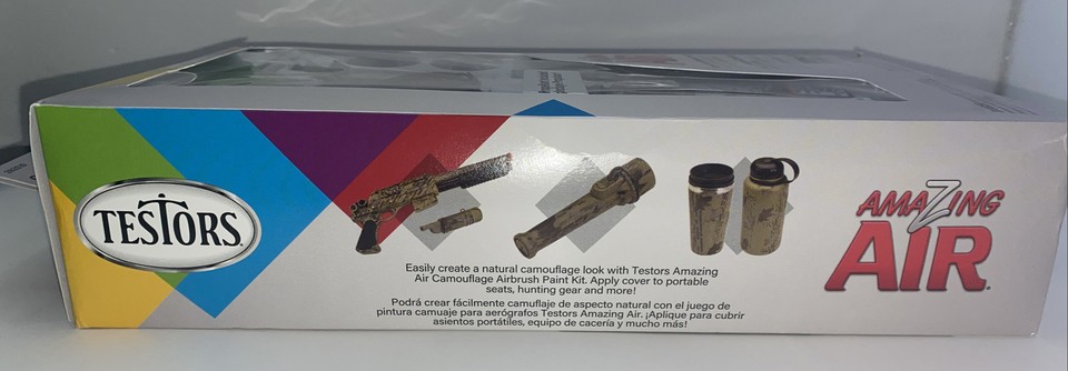 Testors Amazing Air Camouflage Airbrush Paint Kit Enamel W/Propellant ...