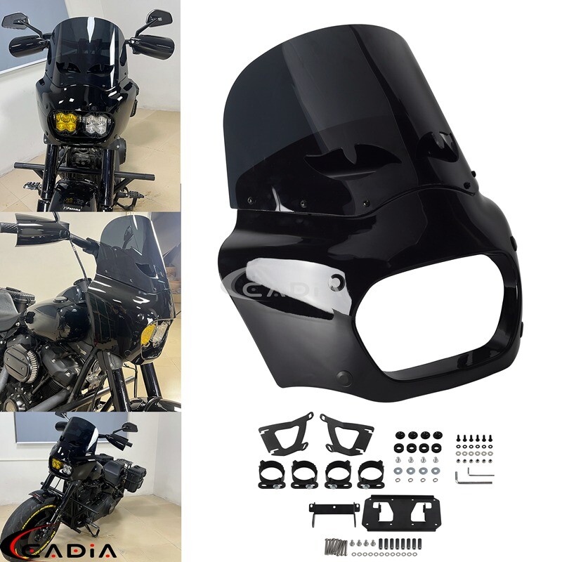 For Harley Fat Bob FXFB FXFBS 2018-2024 Front Headlight Fairing ...