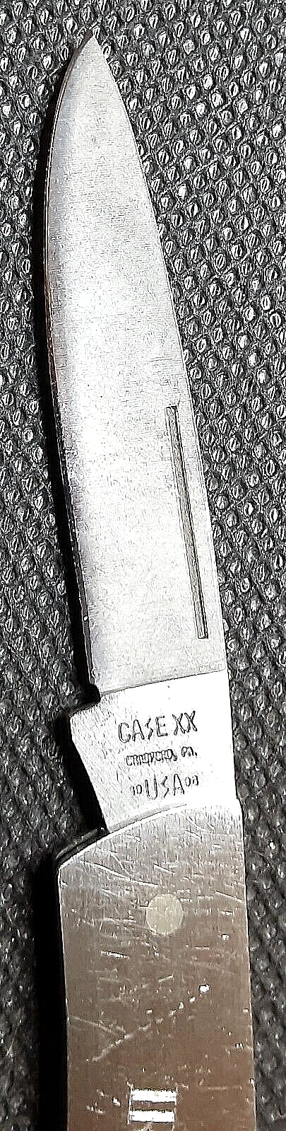 Vintage CASE XX 059L SS Lockback All Stainless Steel Knife W/ 2 1/4 ...