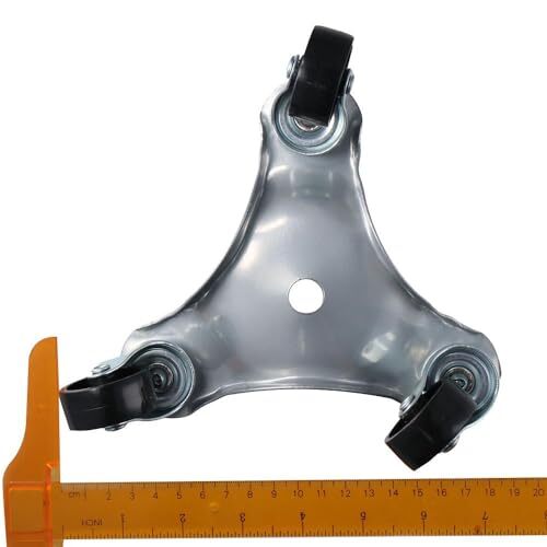 4 pcs 6" Steel Tri-DollyTriangle Swivel Caster Easy Moving ...