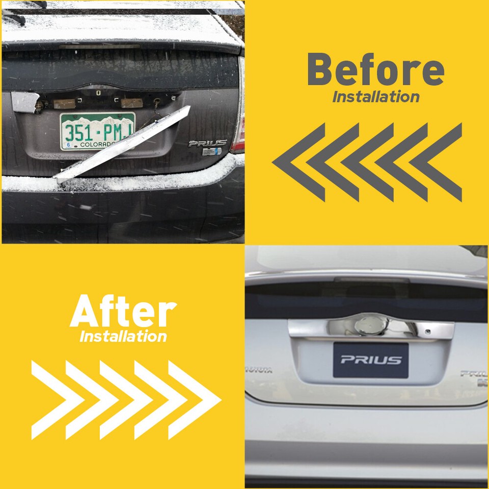 Rear Tailgate Liftgate Handle Garnish For 2004-2009 Toyota Prius DG ...