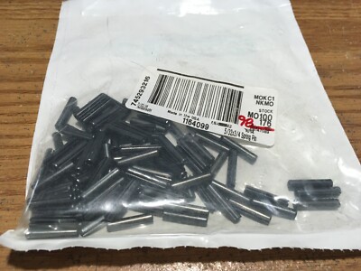 Steel Slotted Spring Pin 5/32" x 3/4" Plain Finish Qty 98 | eBay