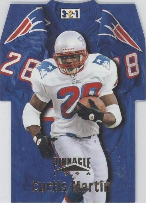 1996 Pinnacle - Die-Cut Jerseys Curtis Martin #11 for sale online | eBay