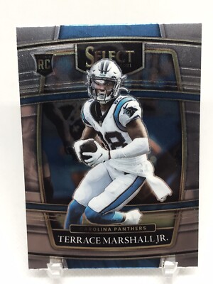 2021 TERRACE MARSHALL JR SELECT FOOTBALL ROOKIE BASE RC PREMIER LEVEL ...