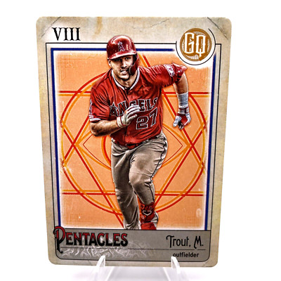 Mike Trout 2021 Topps Gypsy Queen “Tarot of the Diamond” Pentacles #TOD ...