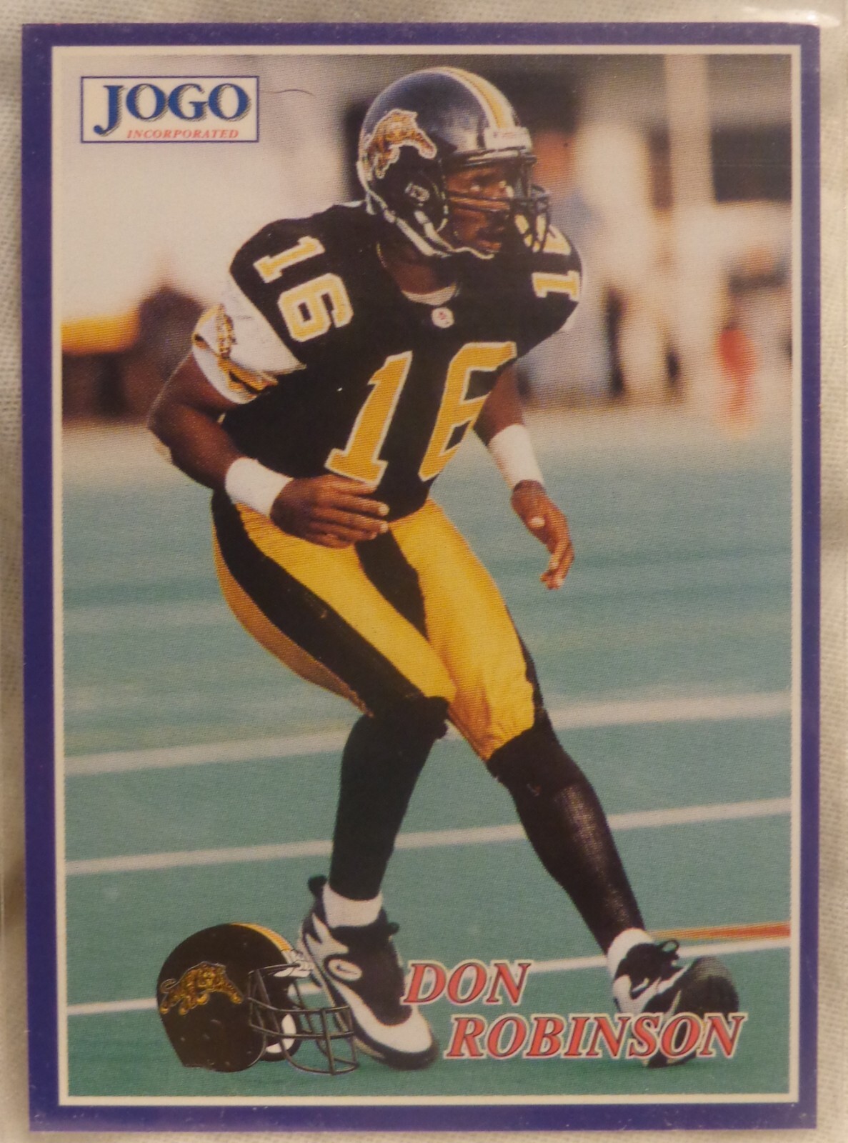1995 JOGO CFL Football Card Don Robinson - Kentucky alumni - NM | eBay