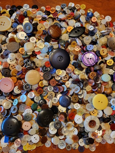 Large Mixed Lot of Buttons Sewing Projects Crafts 3.5 lbs | eBay