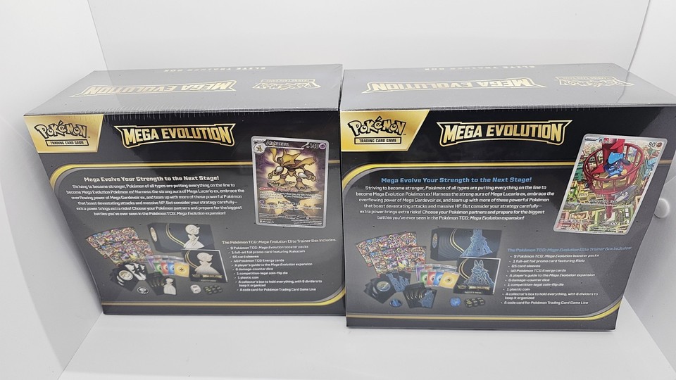 2x Pokemon Mega Evolution Elite Trainer Box ETB Set of 2 New Sealed ...