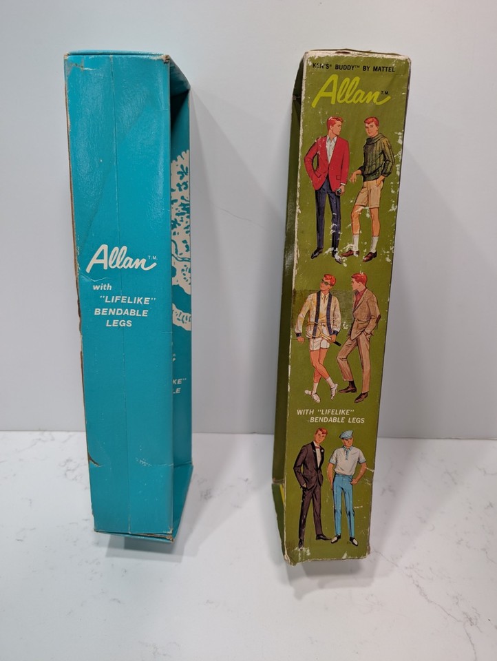 Vintage 1965 Allan 'Barbie' Doll - Original Clothes, sandals, stand ...