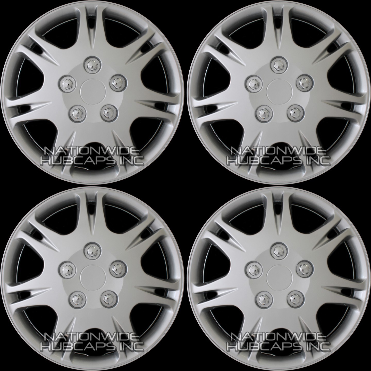 15" NEW SET OF 4 HUB CAPS FULL WHEEL COVERS RIM COVER WHEELS RIMS FREE ...