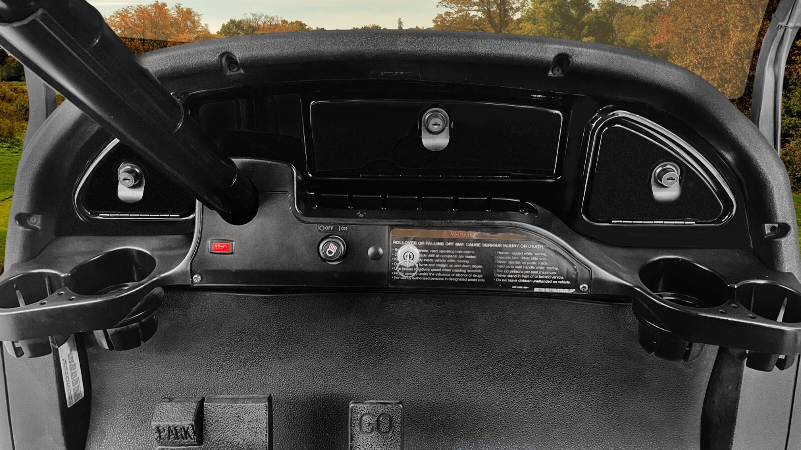 Golf Cart Dash Kit Glossy Black For Club Car Precedent 2004-2008.5 ...