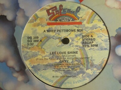 SKYY LET LOVE SHINE 12" OG '82 SALSOUL SG 389 RANDY MULLER DISCO FUNK ...