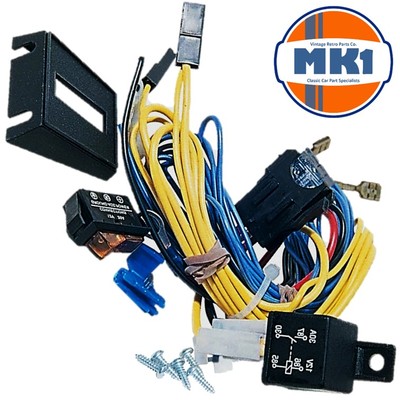 Custom Lighting Pre-Wired 12v Car Driving Fog Lamps Spot Lights Wiring ...